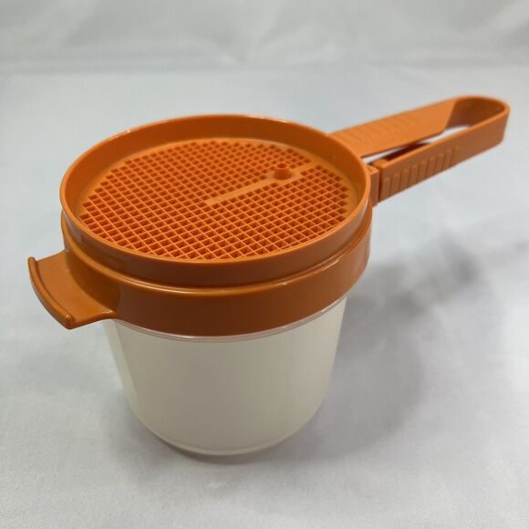 Tupperware | Kitchen | Vintage Orange Tupperware Sift It Flour Sifter ...